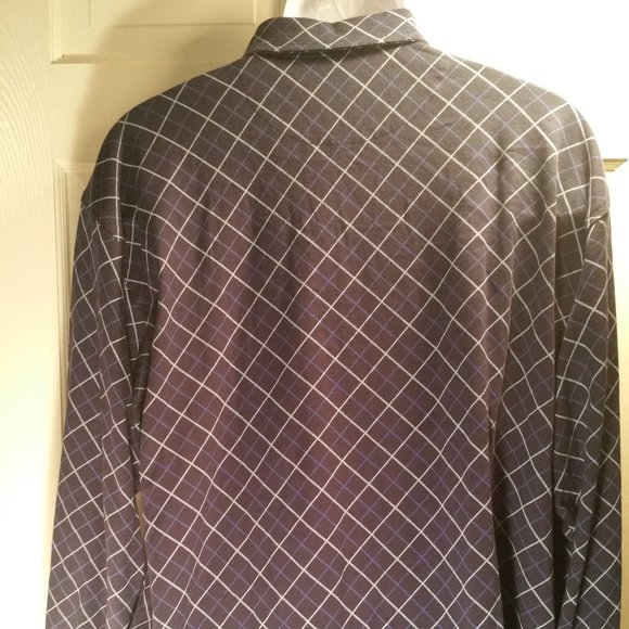 Austin Reed | Shirts | Austin Reed Bluewhite Button Down Shirt Sz Lrg ...